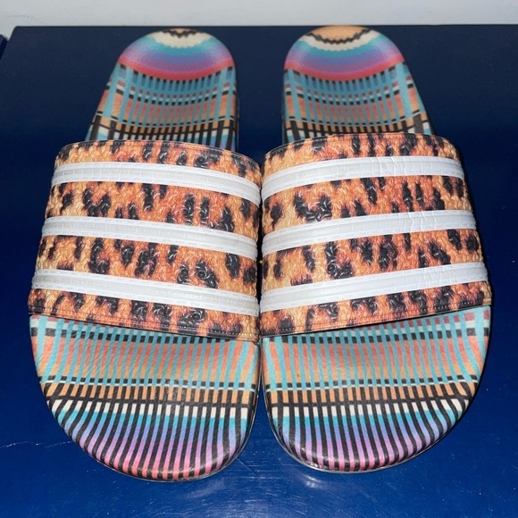 adidas | Shoes | Rare Adidas Adilette Brazilian Dance Slides | Poshmark